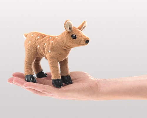 Folkmanis Mini Fawn Finger Puppet – Canadian Puppet Shop