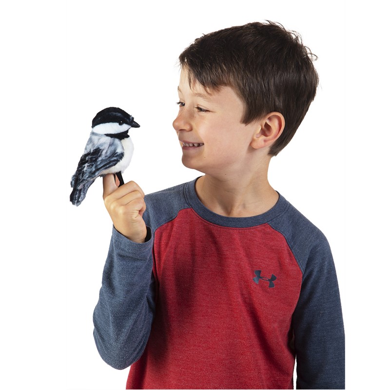 Folkmanis Mini Chickadee Finger Puppet – Canadian Puppet Shop