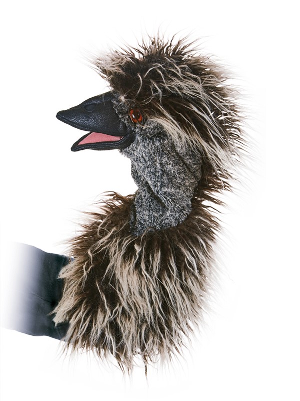 Folkmanis Emu Stage Puppet – Canadian Puppet Shop
