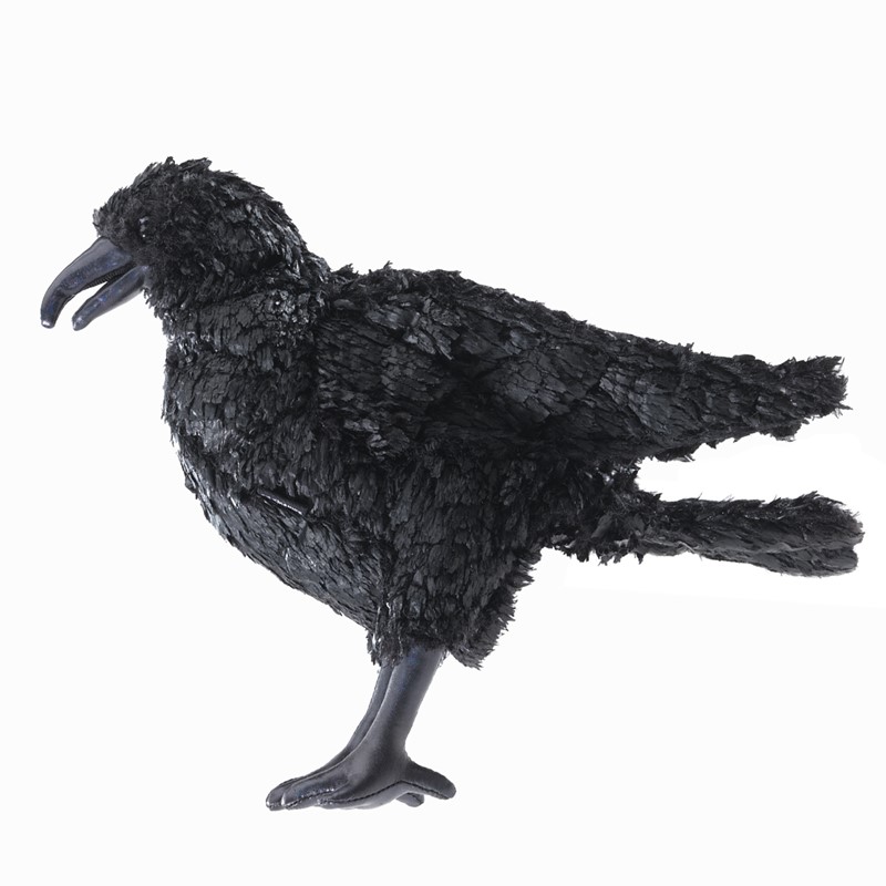 Folkmanis Crow Puppet – Canadian Puppet Shop