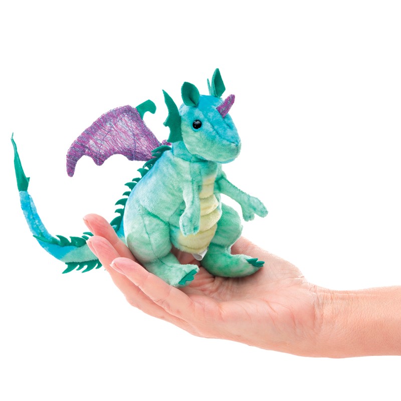 Folkmanis Mini Dragon Finger Puppet – Canadian Puppet Shop